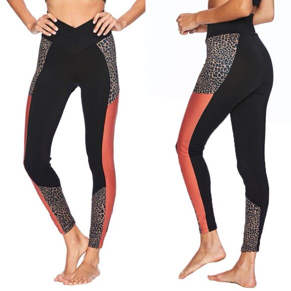 Beach Riot | Pants & Jumpsuits | Beach Riot Sport Tori Leopard ...